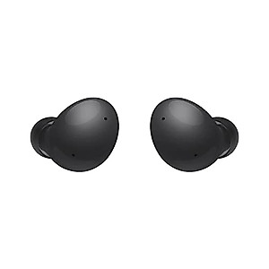 SAMSUNG Galaxy Buds2 True Wireless Earbuds Noise Cancelling Ambient Sound Bluetooth Lightweight Comfort Fit Touch Control, International Version - Onyx (Renewed)