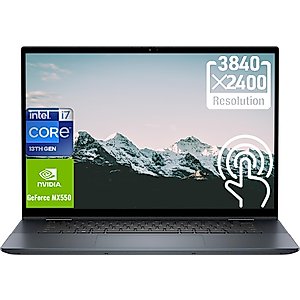Dell Inspiron 16 7630 2-in-1 Touch Laptop 2023 Newest, 16" 16:10 OLED 3840 x 2400 Display, Intel Core i7-1360P Up to 5 GHz, NVIDIA GeForce MX550, 16GB DDR5, 1TB SSD, Backlit KB, Windows 11 Home