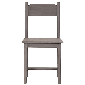 Discovery World Furniture Charcoal Desk, Hutch & Chair