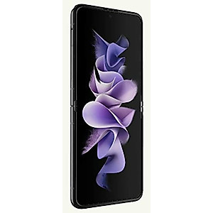SAMSUNG Galaxy Z Flip 3 F7110 5G Single SIM 128GB 8GB RAM Factory Unlocked (GSM Only | No CDMA - not Compatible with Verizon/Sprint) International Version – Black