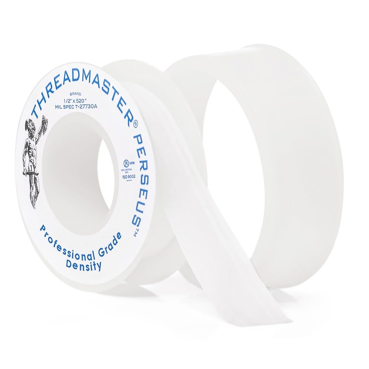 TAPEWELL Teflon Professional Grade (High Density) Tape - Teflon Tape Plumbing - 1/2 Inch Wide X 520 Inches Long - Pipe Tape - PTFE Tape - Thread Tape Plumbing - Sealant Tape Waterproof