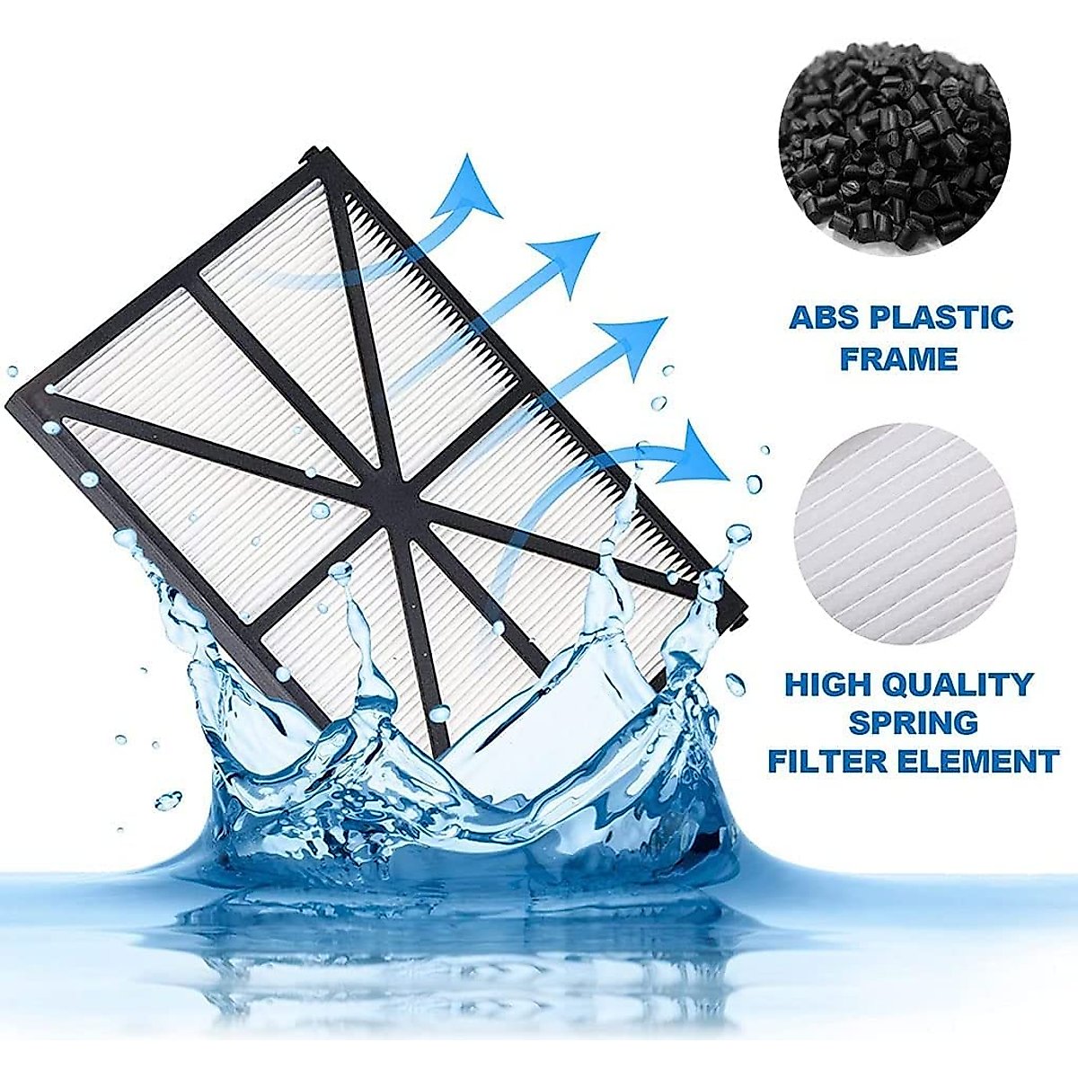 Replacement Robotic Pool Cleaner Filter Cartridges,Ultra Fine Cartridge Filter Panels, for Hayward Robotic AquaVac, TigerShark and SharkVac Pool Cleaners Maytronics Part Number: RCX70101(4 Pack)
