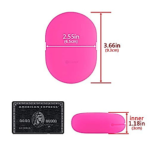 Geekria Silicone Earphones Case - Set of 2 - Large Pouch Compatible with B PB, All Earbuds, USB Cable, Keys, SmartWatch, Travel Carrying Bag, Fits Inoutward Journey, Work (Pink)