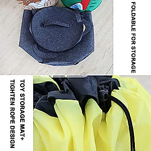 Laundry Hamper with Lid, Cute 3D Animals Waterproof Laundry Basket Collapsible Children Laundry Baskets with Padded Handles for Nursery,Elephants