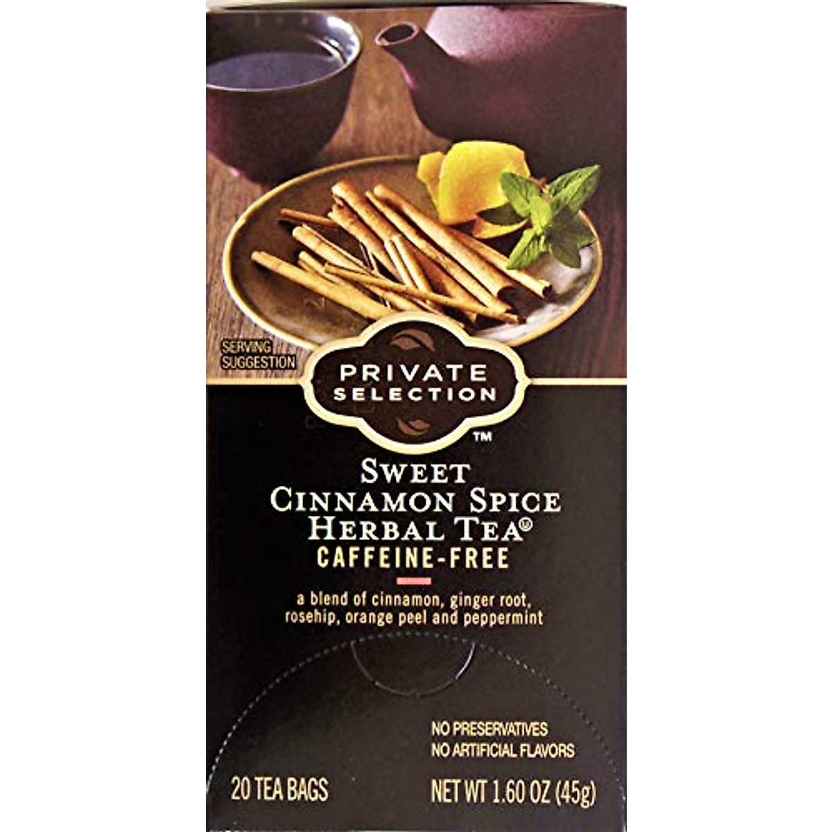 Private Selection Sweet Cinnamon Spice Herbal Tea Caffeine-Free 3 Pack