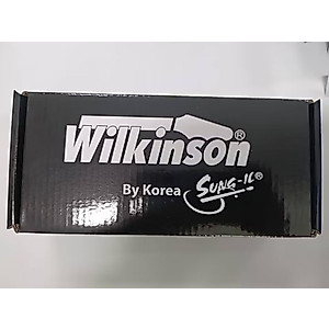 Wilkinson WVP6-SB 54mm 5+1 Hole SUS Stainless Steel Saddles Guitar Tremolo Bridge with Full Solid Steel Block for Import Strat and Japan Strat, Chrome