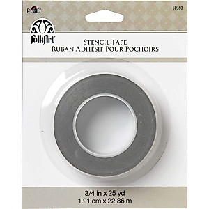 FolkArt Stencil Tape, 3/4"x25yds, Gray