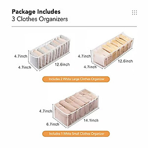 SAILUN Dresser 8 Drawers with Double Shelf, Tall Storage Organizer Unit for Bedroom/Living Room/Entryway, Wooden Front and Top, White