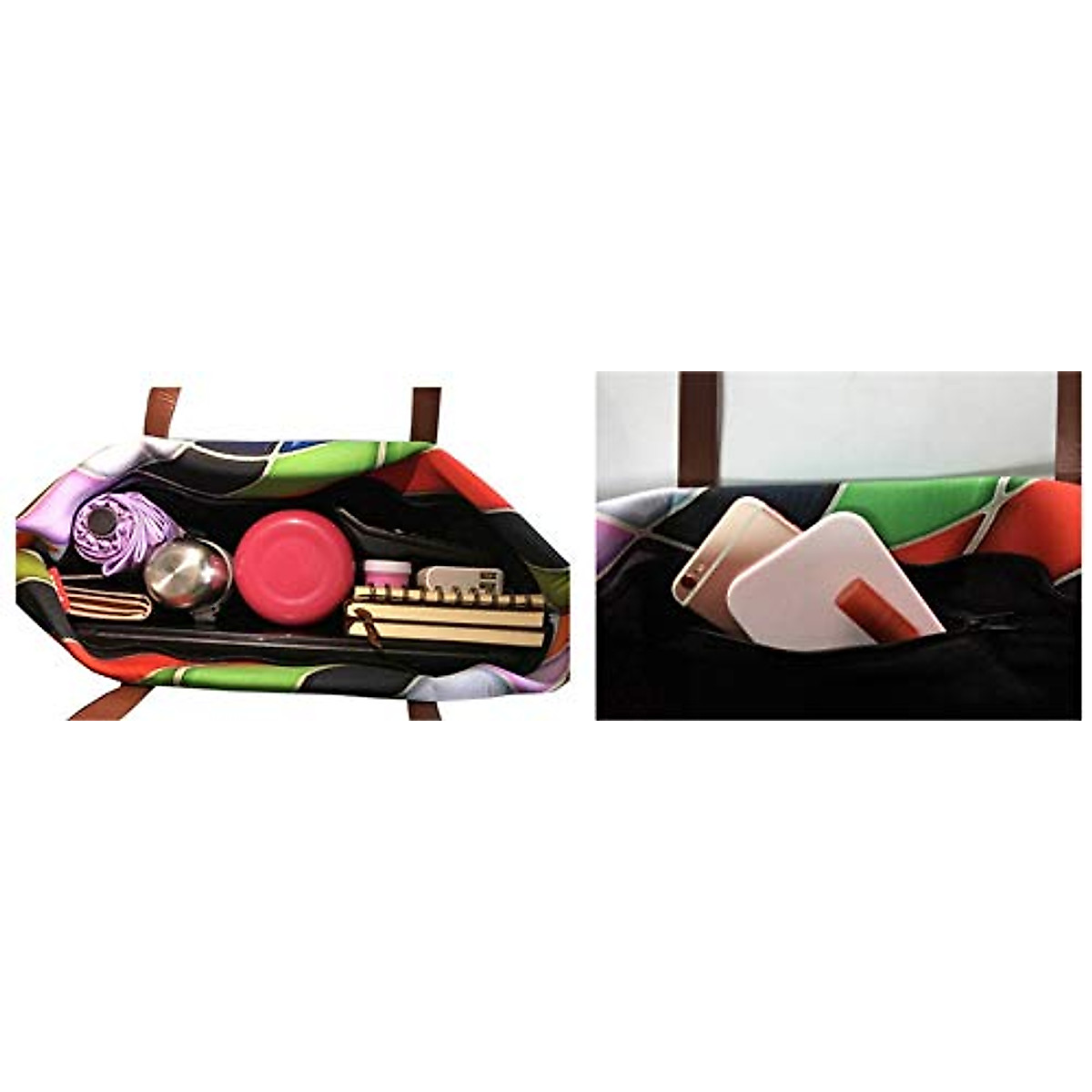 Xhuibop Pug Shopper Handbags for Women Purse and Wallet Set for Teens Girls Leather Wallet Top Handle Shoulder Bags Large Capacity Tote Bag