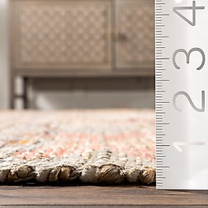 nuLOOM Hermina Southwestern Tasseled Area Rug, 8x10, Multi