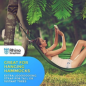 Tree Swing Straps Hanging Kit - Two 10ft Straps, Holds 2800 lbs (SGS Certified), Fast & Easy Way to Hang Any Swing
