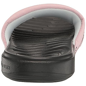 Under Armour Girls' Ansa Fixed Strap, (004) Black/Prime Pink/White, 4, US