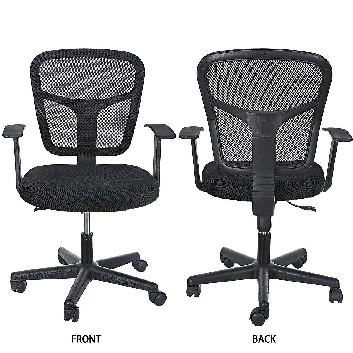 JTSQ Ergonomic Executive Mesh Chair Swivel Mid Back Gaming Chair Office Chair Desk Chair Computer Chair Home Office Desk Chairs Gamer Chair Office Chairs Rolling Chair