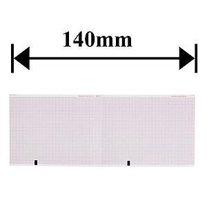 Mortara ELI 150 EKG Machine Paper - 108mm X 140mm X 200 Sheets (5 Packs)