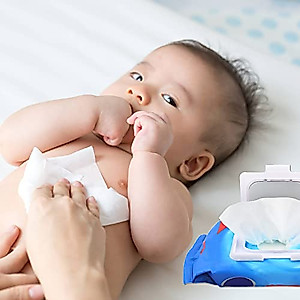 Wipe Warmer USB Portable Baby Wipes Heater Thermal Warm Wet Towel Car Mini Tissue Paper Warmer Napkin Heating Box Cover (White)