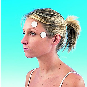 TensCare - 1in Cicrular Reusable Electrodes. Perfect for use with TENS, EMS, Micro Current and IFT. Great for Small Locations Such as Hands and Face. 1 Pack of 10 Electrodes