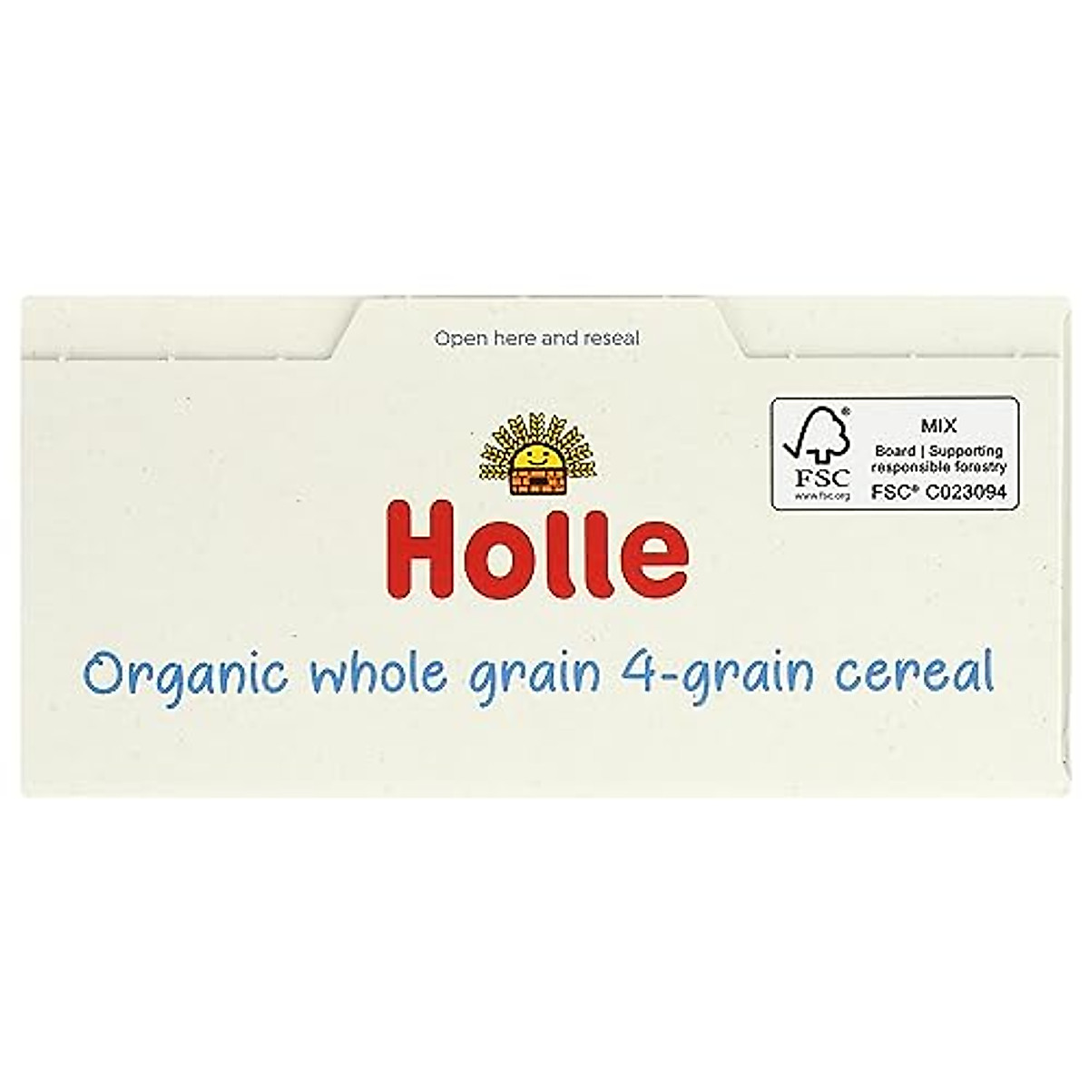 Holle - Organic Wholegrain Four Grain Cereal, Six - 8oz boxes