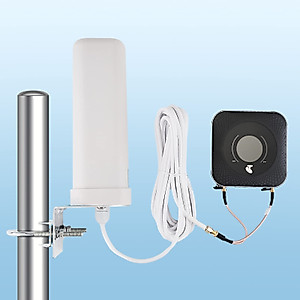 4G LTE Antenna: 4G Antennas Outdoor Dual SMA Male 3G / 4G / LTE Omni-Directional SMA Antenna for Router Mobile Hotspot Wireless Home Phone