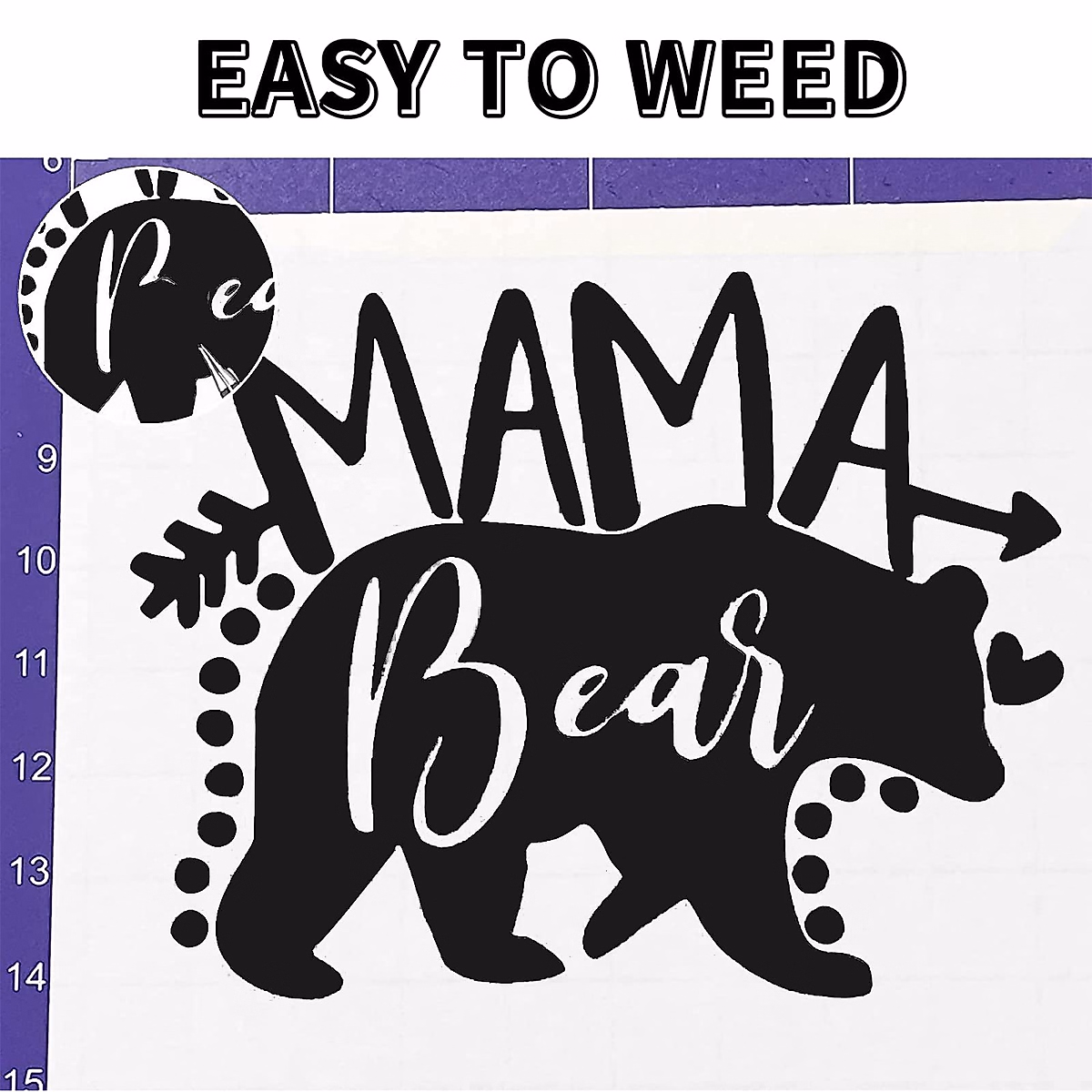 Lya Vinyl Matte Black Permanent Vinyl Roll -12" x 4FT Self Adhesive Vinyl for Cup, Black Vinyl for Birthday Gift, Party Ornaments, Home Decor