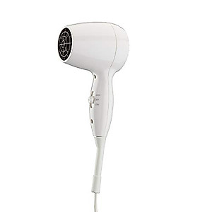 Conair Wall-Mount Hair Dryer, 1600W Hair Dryer with LED Night Light, Wall Mount Blow Dryer