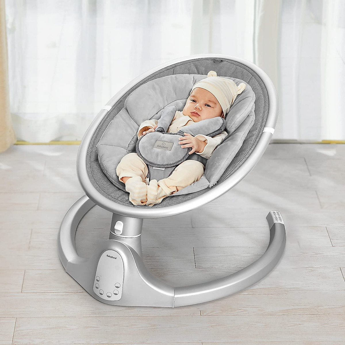 BabyBond Newborn Insert for Baby Swing, Infant Insert Cushion Compatible with Baby Swing/ Baby Rocker/ Baby Bouncer, Head and Body Support, Specially Designed for Newborns ( 0 to 3 Months)