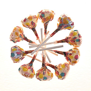 Smarties Double Lollies - Suckers and Lollipops Easter Treats - Sweet Tart Lolly Pops Candy for Kids - 4 Pounds Bulk Candy Individually Wrapped - Bulk Suckers Variety Pack for Gifting, Parties, Office