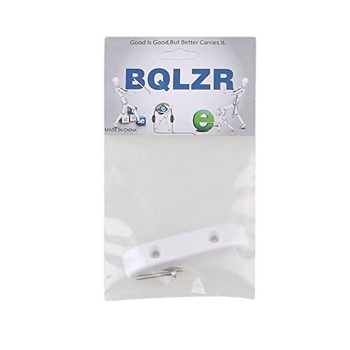 BQLZR Guitar Thumb Rest Bass Finger Rest Smooth Plastic Guitar Thumbrest Lightweight Thumb/Push Rests with Mounting Screws White