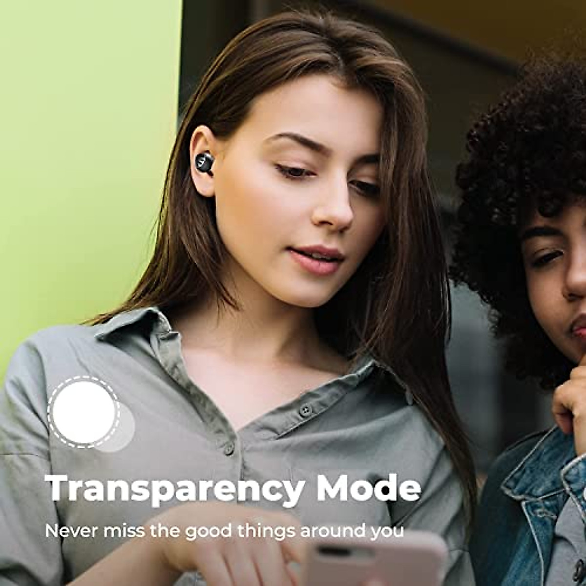 SoundPEATS Mini Pro Hybrid Active Noise Cancelling Wireless Earbuds, Bluetooth 5.2 Headphones with ANC, QCC3040, aptX Adaptive, Transparency Mode, CVC 8.0, Game Mode, TrueWireless Mirroring, 21 Hours