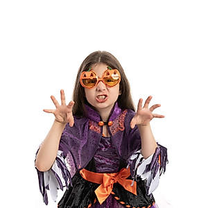 JOYIN 8Pcs Halloween Glasses Frame Costume Eyeglasses Halloween Eyeglasses Halloween Party Glasses for Kids Boys Girls Halloween Party Supplies and Party Favors, Assorted Styles (One Size Fits All)