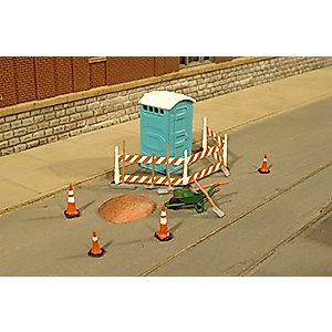 Bachmann Industries Miniature HO Scale Figures Building Site Accessories Train