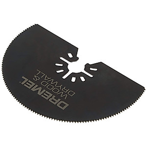 Dremel MM450B 3-Pack Wood & Drywall Oscillating Multi-Tool Blades, Cutting Blades Perfect For Precise Cuts - Universal Quick-Fit Interface Fits Bosch, Makita, Milwaukee, and Rockwell , Black