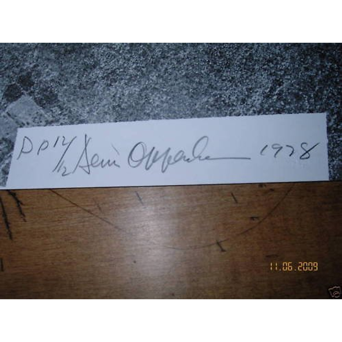 DENNIS OPPENHEIM ORIG LTD ED SIGNED & DESIGNATED