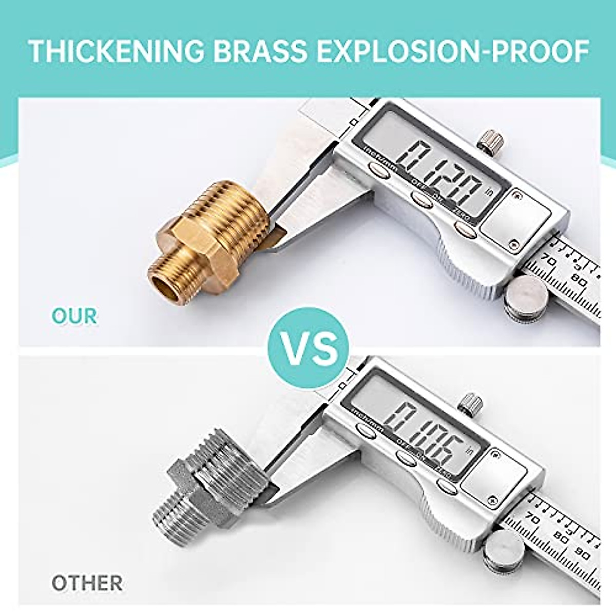 Kitchen Sink Faucet, Kitchen Faucet Stainless Steel with Pull Down Sprayer Brushed Nickel High arc Single Handle Single Hole with 3/8” Male to 1/2” Male Adapter 10 inches Deck Plate