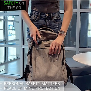 Police Magnum Keychain Pepper Spray Flip Top Safety- Maximum Heat Strength OC with Dye- Tactical Women & Men's Self Defense- Made in The USA- 3 Pack Black FT