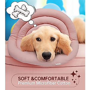 Soft Dog Cones, Recovery Dog Donut Collar After Surgery-Cone of Shame Alternative, Pet Elizabethan E-Collar Anti-Bite Lick Wound Healing Adjustable for Small Large Medium Dogs-BARDIMIES