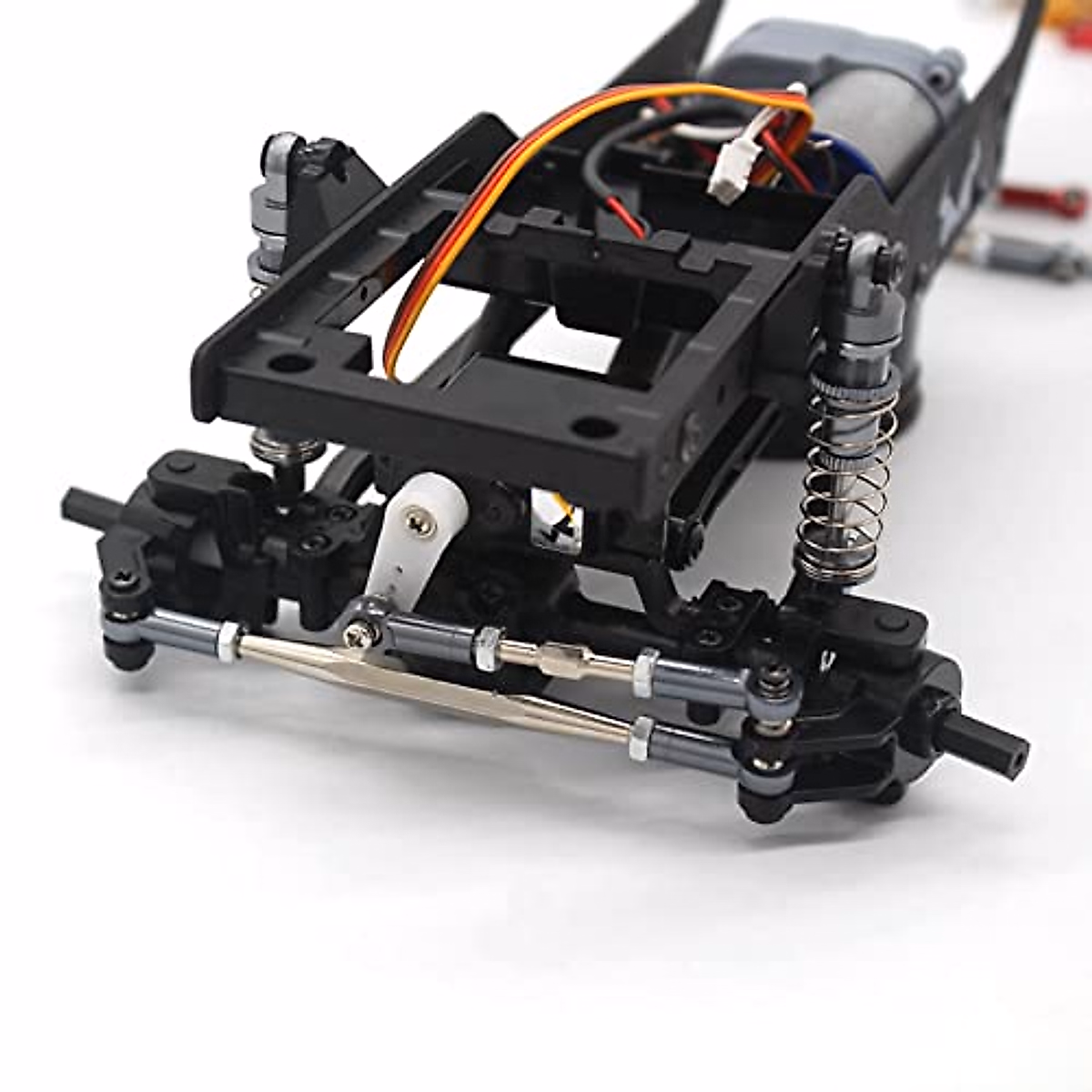 Sevenksix Metal Oil Pressure Damper for MN78 MN-78 MN 78 1/12 RC Car Upgrades Parts Accessories,Grey