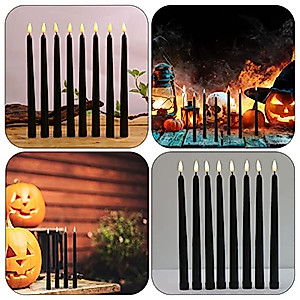 ABOOFAN 8pcs Candles, Adornments Holder Candle Home Lights Thanksgiving Decor House Decors Wedding Fake Tea Decorative Candles Tealight Tabletop Powered Props Lamps Desktop Realistic