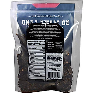 No Man’s Land HOT Beef Jerky High Protein Low Calorie Low Carb Beef Snack 16oz Bag