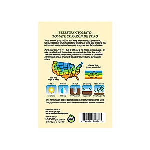Seeds of Change 6074 Beefsteak Tomato, Red