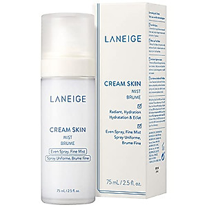 LANEIGE Cream Skin Mist: On-the-go, Soothe, Hydrate, and Strengthen Skin’s Moisture Barrier, 2.5 fl. oz.