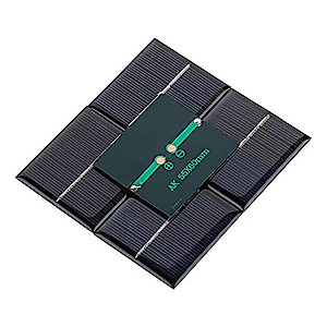 SUNYIMA 10Pcs 3V 120mA Micro Solar Panels Cells DIY Solar Epoxy Plate Electric Toy Materials Photovoltaic Cells Charger 60mmx55mm/2.36"x2.16"