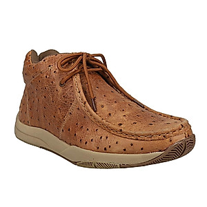 ROPER Mens Clearcut Textured Moc Toe Chukka Casual Boots - Brown - Size 9 D