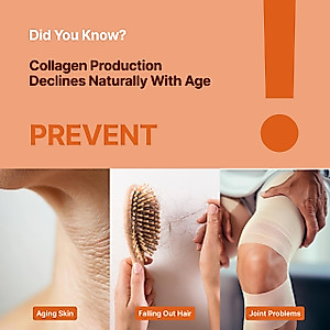 Sugar-Free Marine Collagen Gummies (90 Collagen Chews) Potent 500mg Collagen Gummy for Hair Growth, Healthier Skin & Nails, Pore Reducer & Elasticity Hydrolyzed, Gluten Free, Non-GMO, Orange Flavor