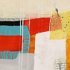 Chasing Dreams II, by Martha Braun, Mixed Media, 30" x 24"