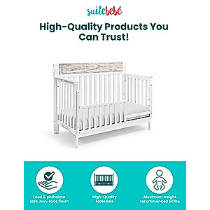 Suite Bebe Hayes Toddler Guard Rail, White