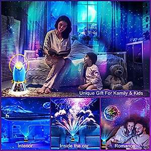 Star Projector, Galaxy Projector for Bedroom, Night Light Projector for Kids Adults Gaming Room, Ceiling, Room Decor (Blue)