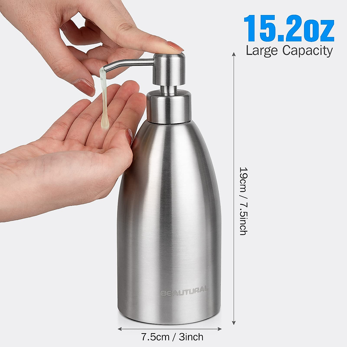 BEAUTURAL Automatic Foaming Soap Dispenser