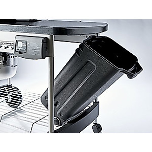 Weber Performer Deluxe Charcoal Grill, 22-Inch, Touch-N-Go Gas Ignition System, Green