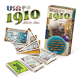 Ticket To Ride and USA 1910 Expansion Bundle