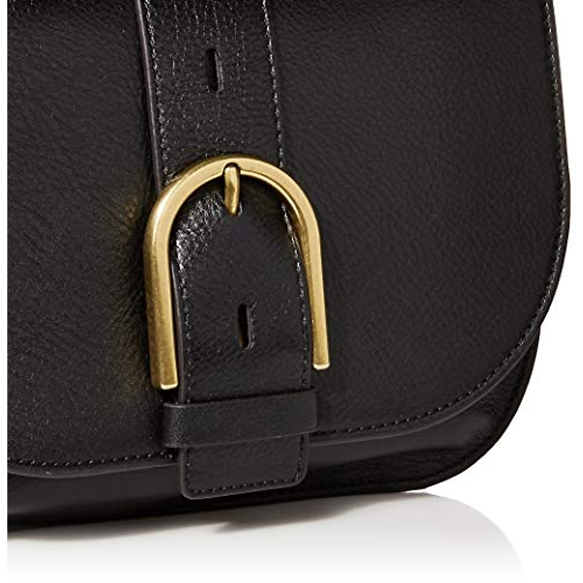 Fossil womens Crossbody, Black, 8.75 L x 3.5 W 7 US